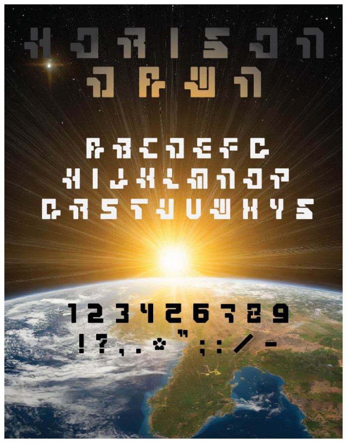 Horizon Dawn | FontStruct